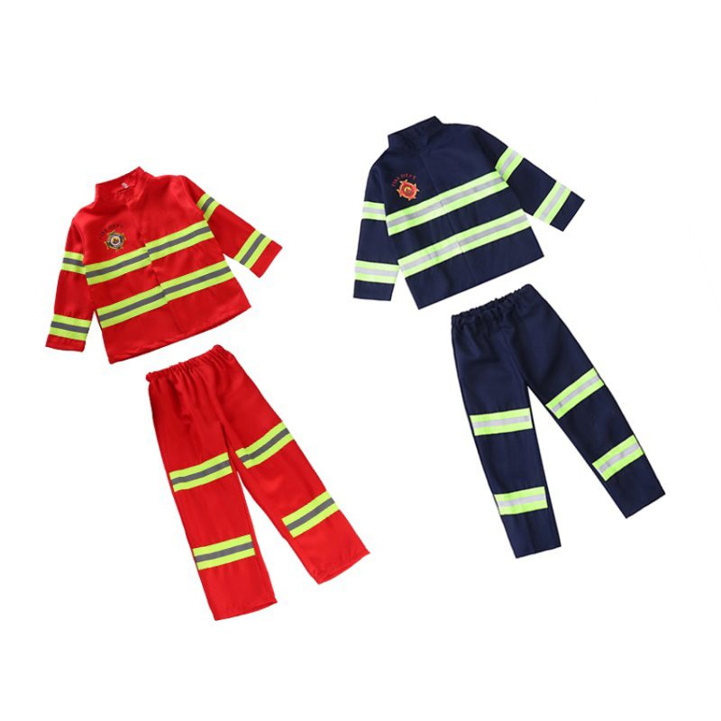 Carnival Children’s Costume Kids Boys Firefighter Sam Uniform Fireman ...