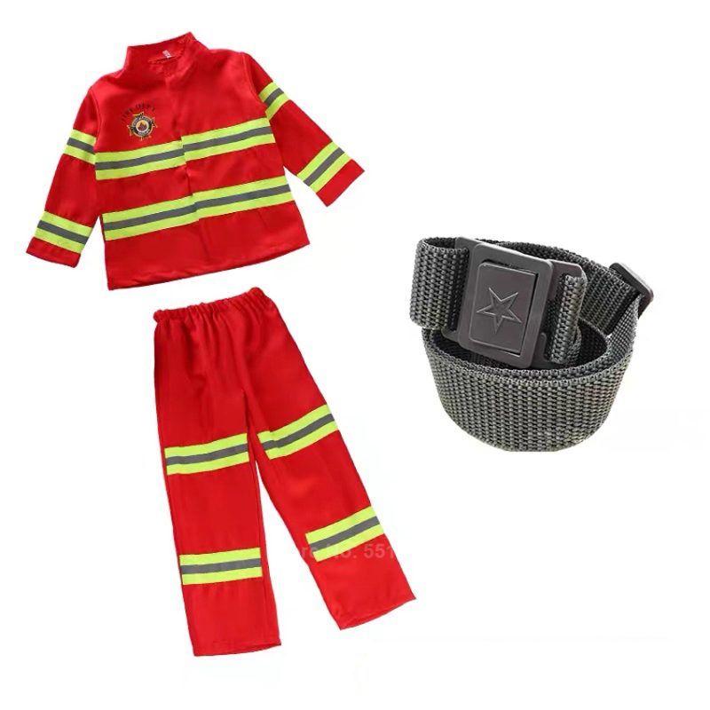Carnival Children’s Costume Kids Boys Firefighter Sam Uniform Fireman ...