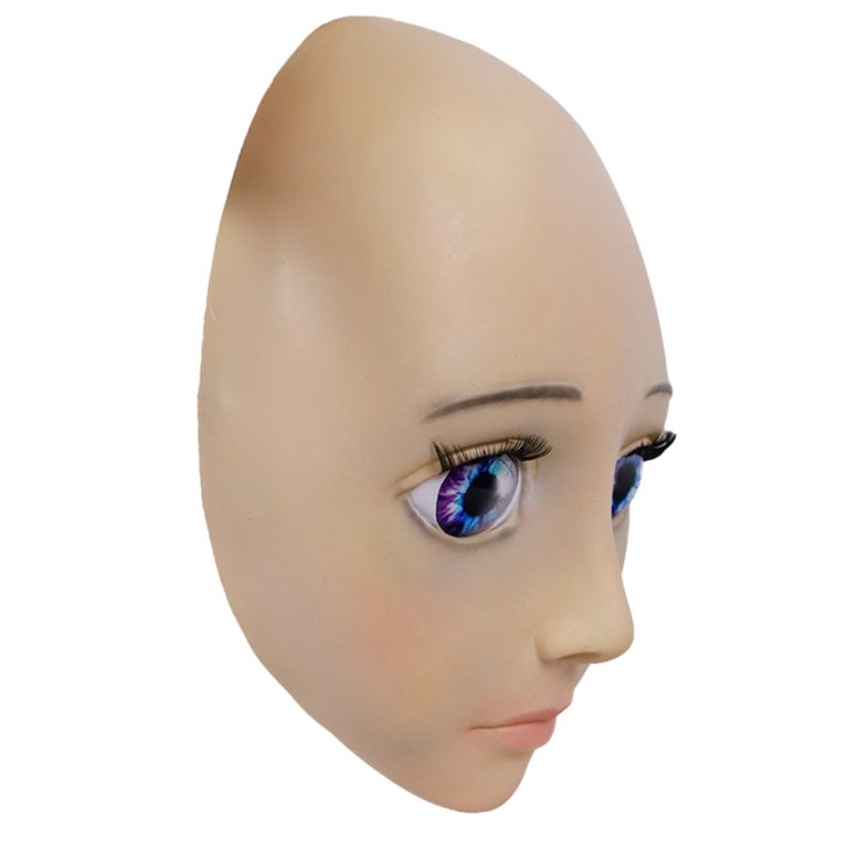 Cosmask Female Blue-eyes Mask Latex Realistic Human Skin Masks ...