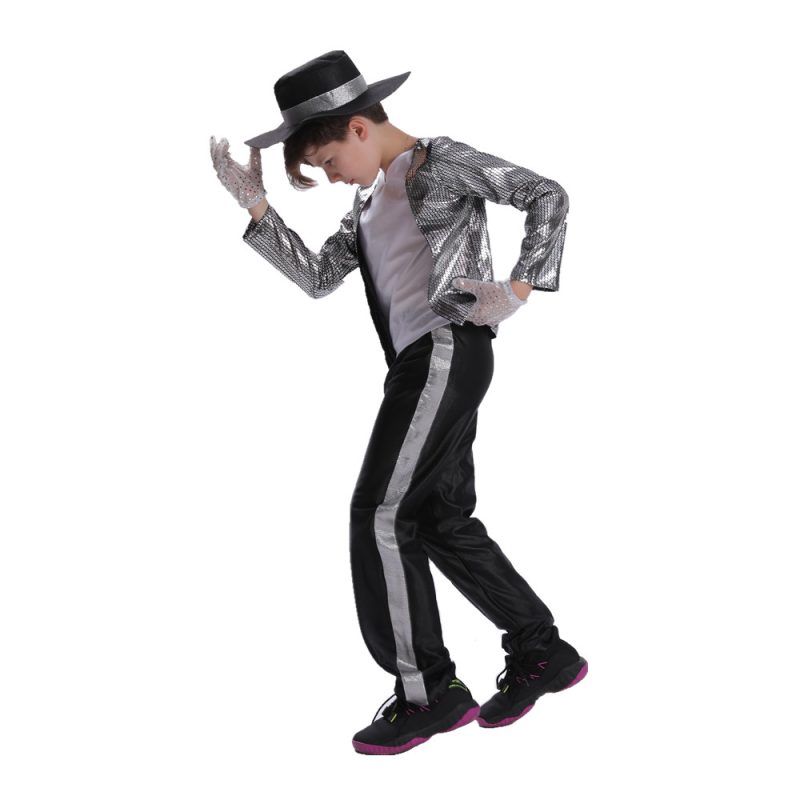 Boys Kids Michael Jackson Cosplay Dancer Costume Clothing Birthday ...