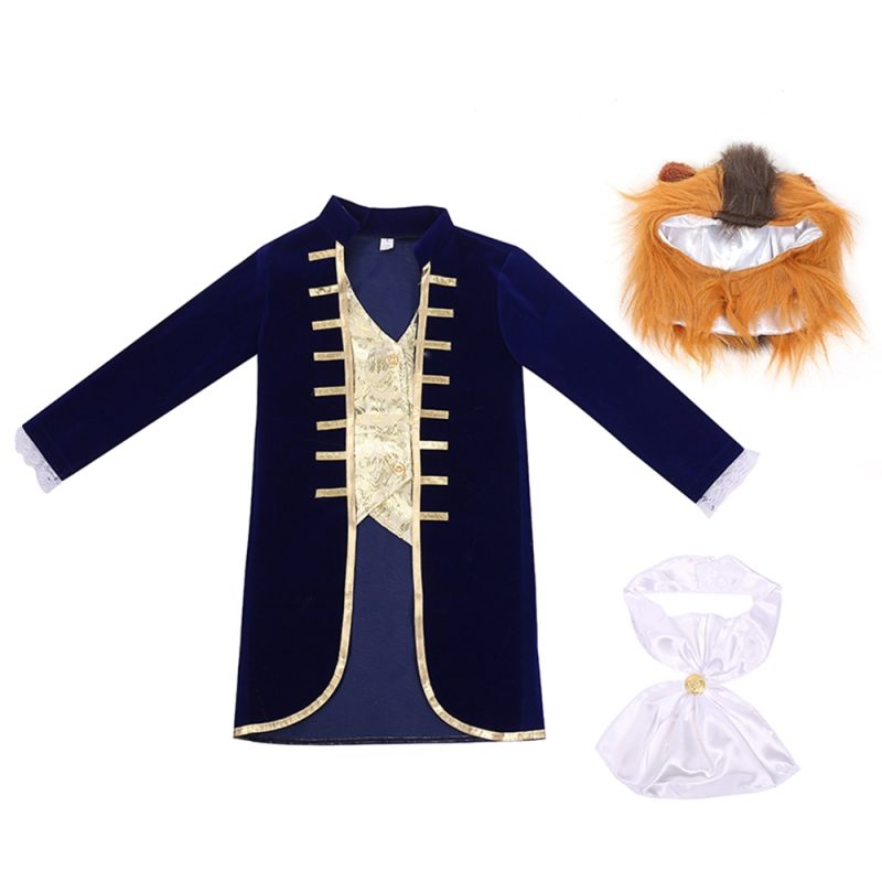 Kids Beast Costume Halloween Cosplay Party Prince Dress - CosplayWare.com
