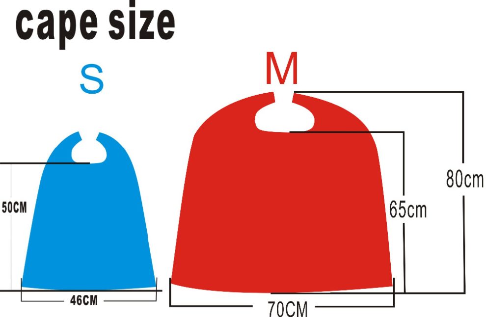 Plain Solid Two Colored Satin Superhero Cape Child Party Favor Capes ...