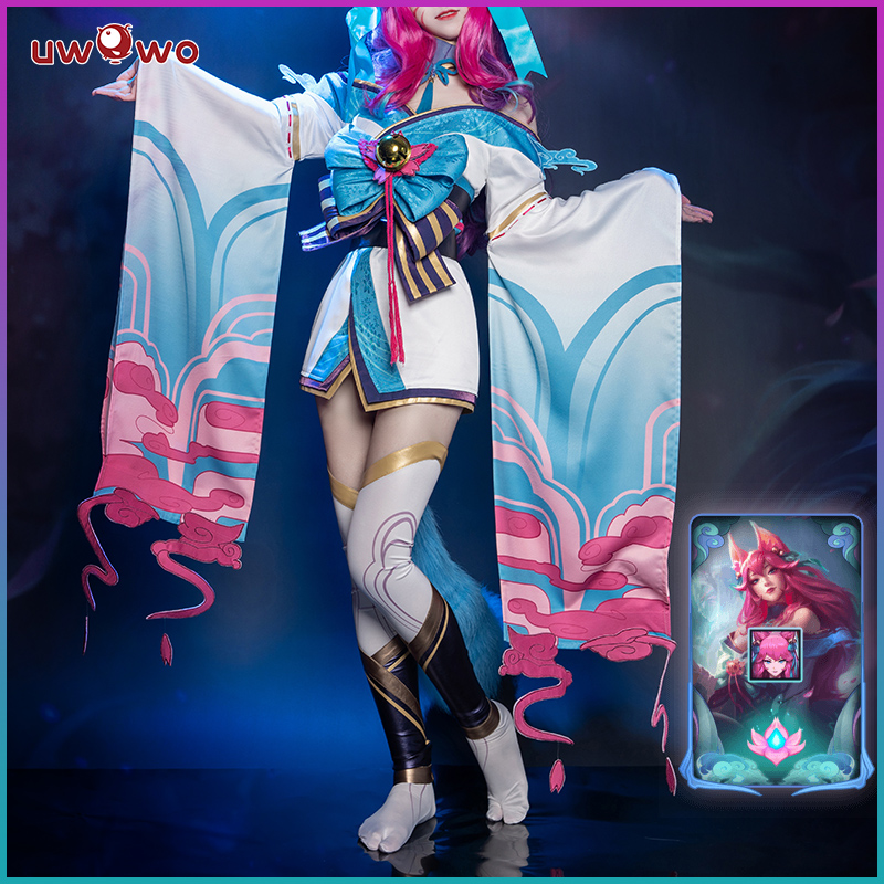Uwowo Ahri Lol Cosplay Costume Spirit Blossom League Of Legends Outfits ...