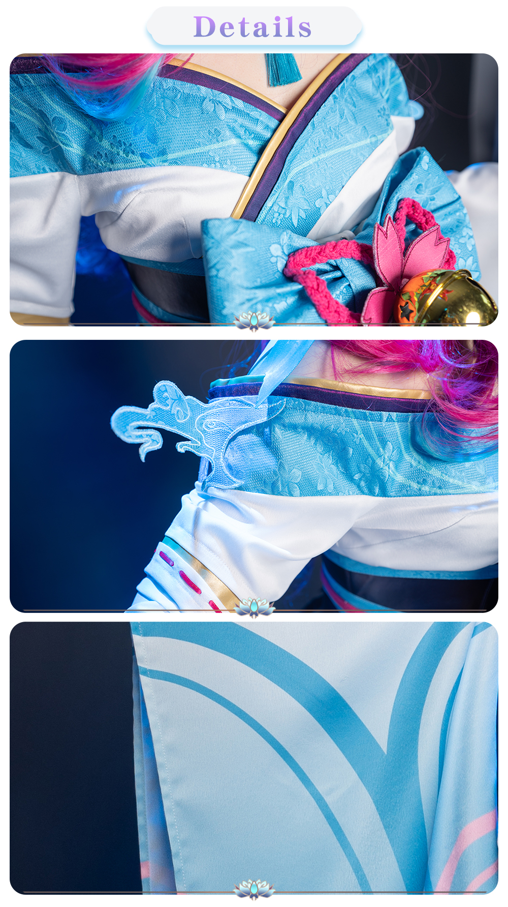 Uwowo Ahri Lol Cosplay Costume Spirit Blossom League Of Legends Outfits ...