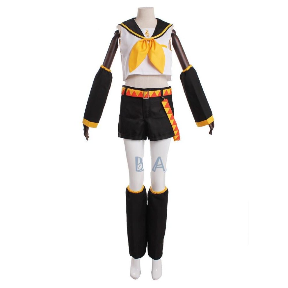 Vocaloid Kagamine Rin Len Halloween Uniform Cosplay Costumes Tops ...
