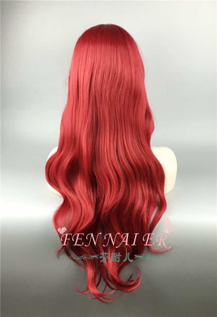The Little Mermaid Wigs Body Wave Wavy Princess Ariel Cosplay Wig Heat ...