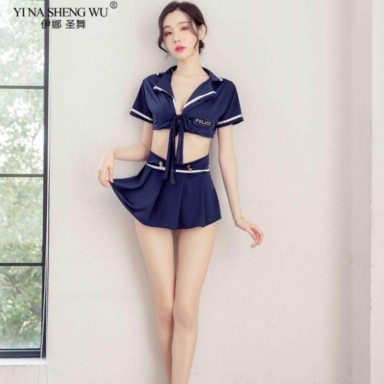Cosplay Women Sexy Lingerie Sailor Ds Stage Costumes Low Waist Student Stewardess Uniforms ...
