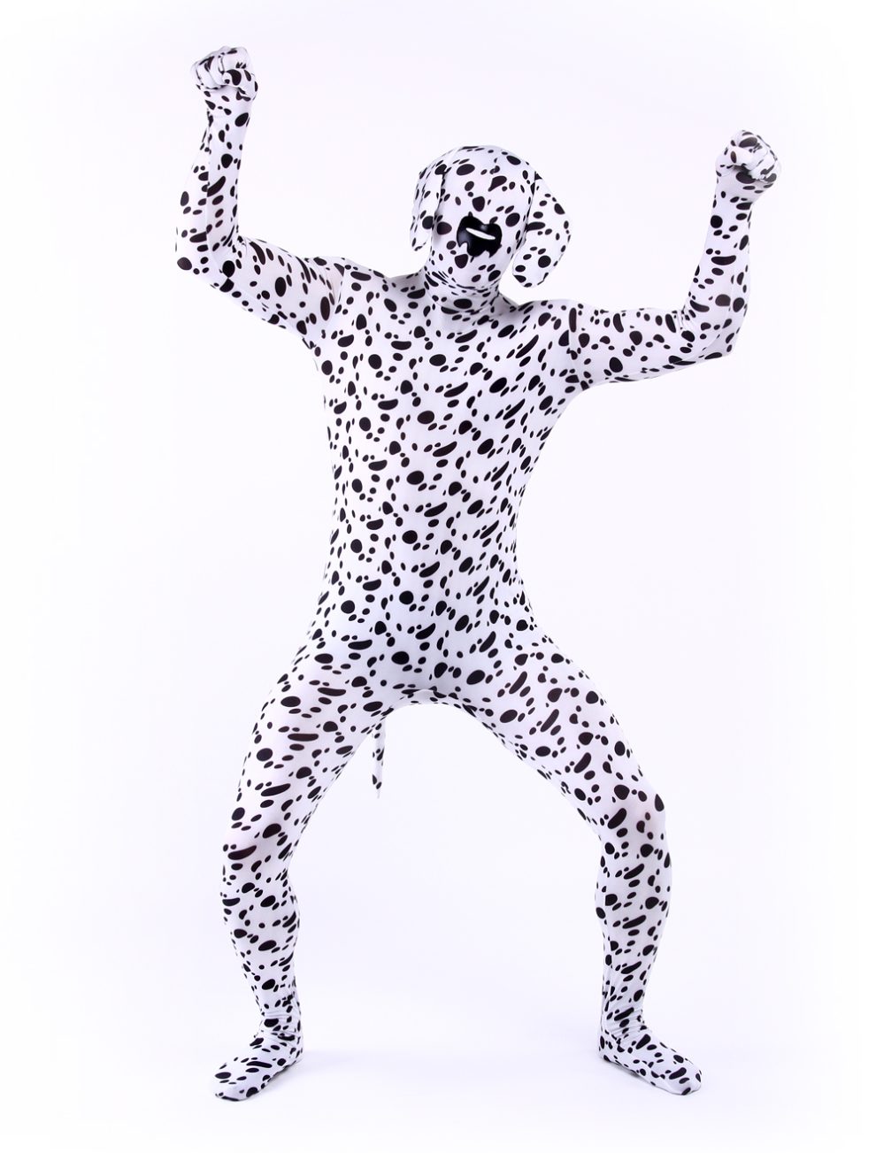 Lycra Spandex Zentai Suits Dalmatian Dog Costumes Halloween Cosplay ...