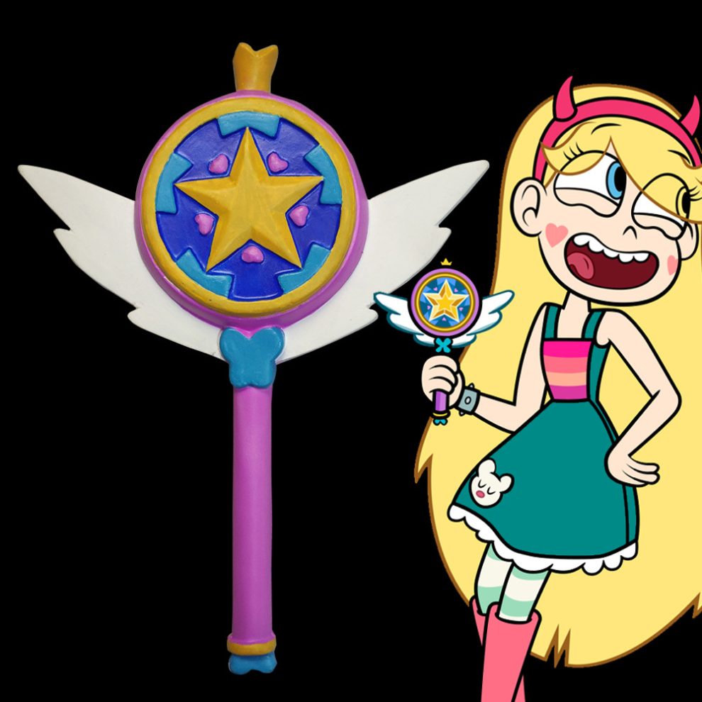 Star Vs The Forces Evil Princess Butterfly Magic Wand Cosplay Rubber ...
