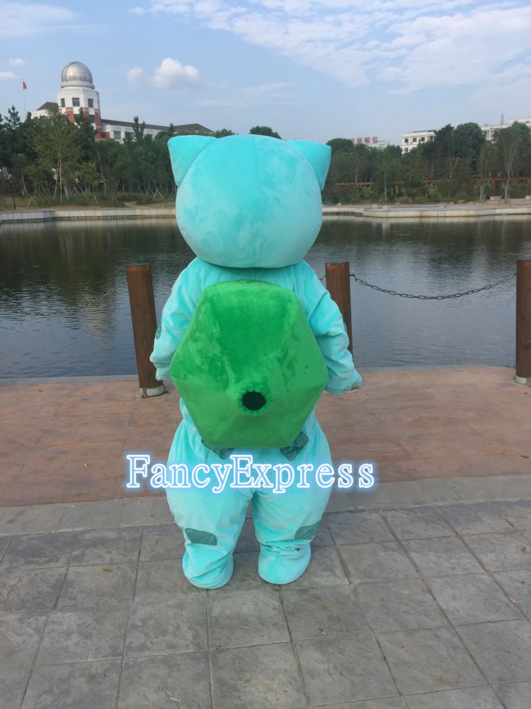 Go Bulbasaur Mascot Costume Party Cartoon Character Fancy Dress ...