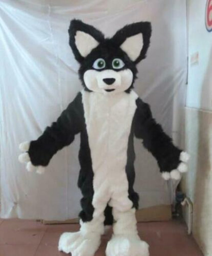 Dog Fursuit Furry Mascot Costume Suits Cosplay Party Dress Outfits ...