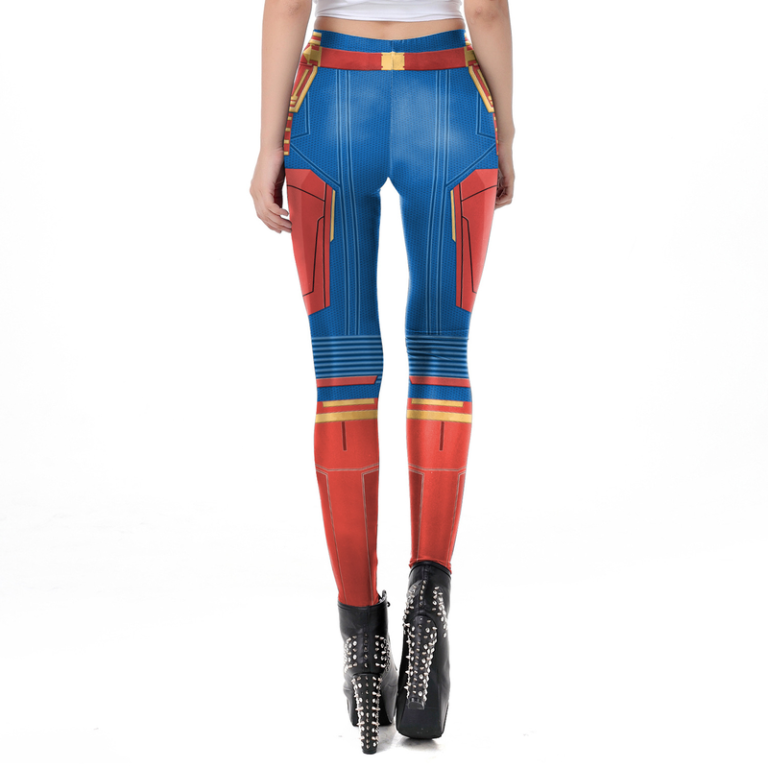 Womens 3d Printed Anime Cosplay Leggings Sexy Elastic Polyester Pants ...