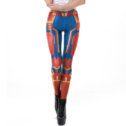 Womens 3d Printed Anime Cosplay Leggings Sexy Elastic Polyester Pants ...