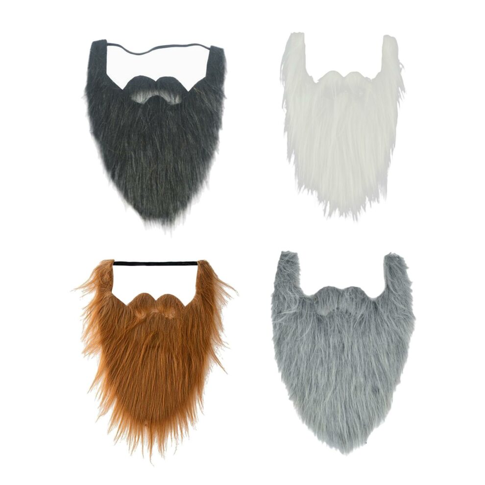 Adult Halloween Cosplay Long False Beard Costume Carnival Christmas ...