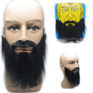 Novelty Fake Mustache And Beard Photo Booth Props For Parties Cosplay ...