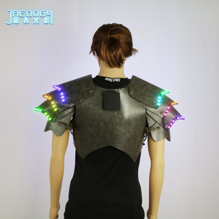 Led Glowing Cosplay Costume Stage Dj Armor With Fluorescent Glasses ...