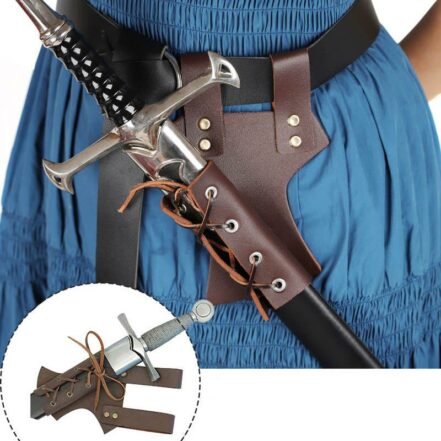 Medieval Larp Knight Sword Holster With Shoulder Strap For Cosplay ...